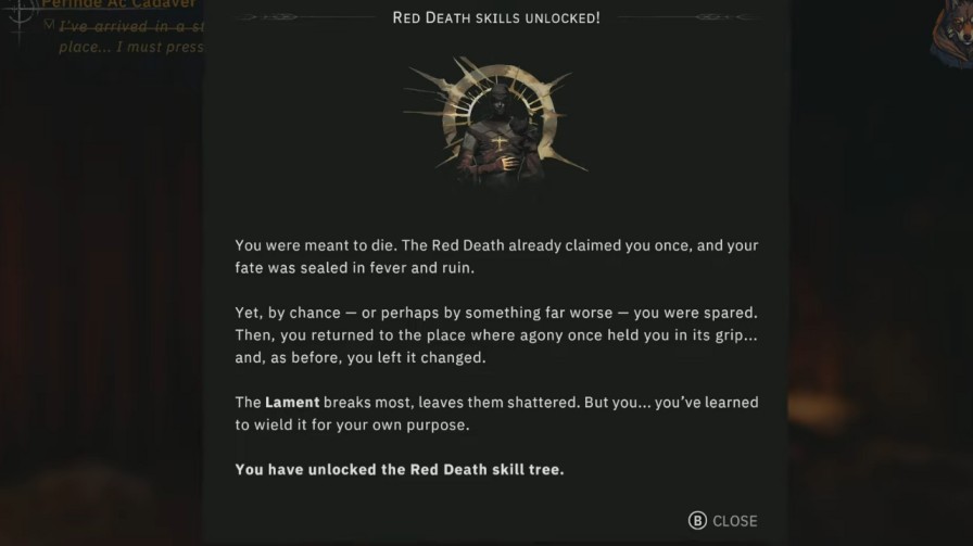 How To Unlock the Red Death Skill Tree in Tainted Grail