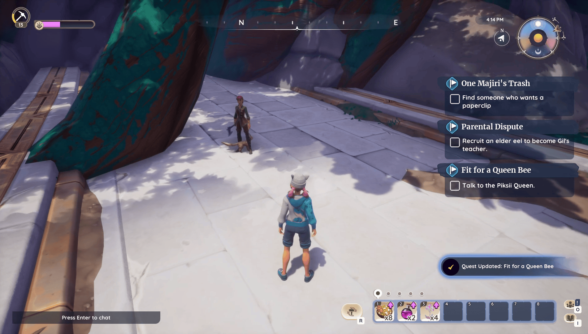 Palia Elderwood Fit for a Queen Bee Piksii's Tree Location