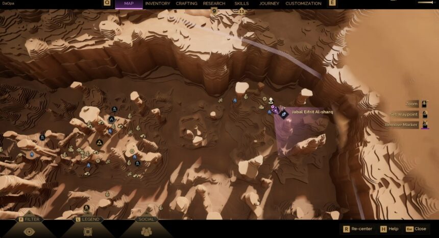 Dune Awakening The Sixth Trial of AQL Location