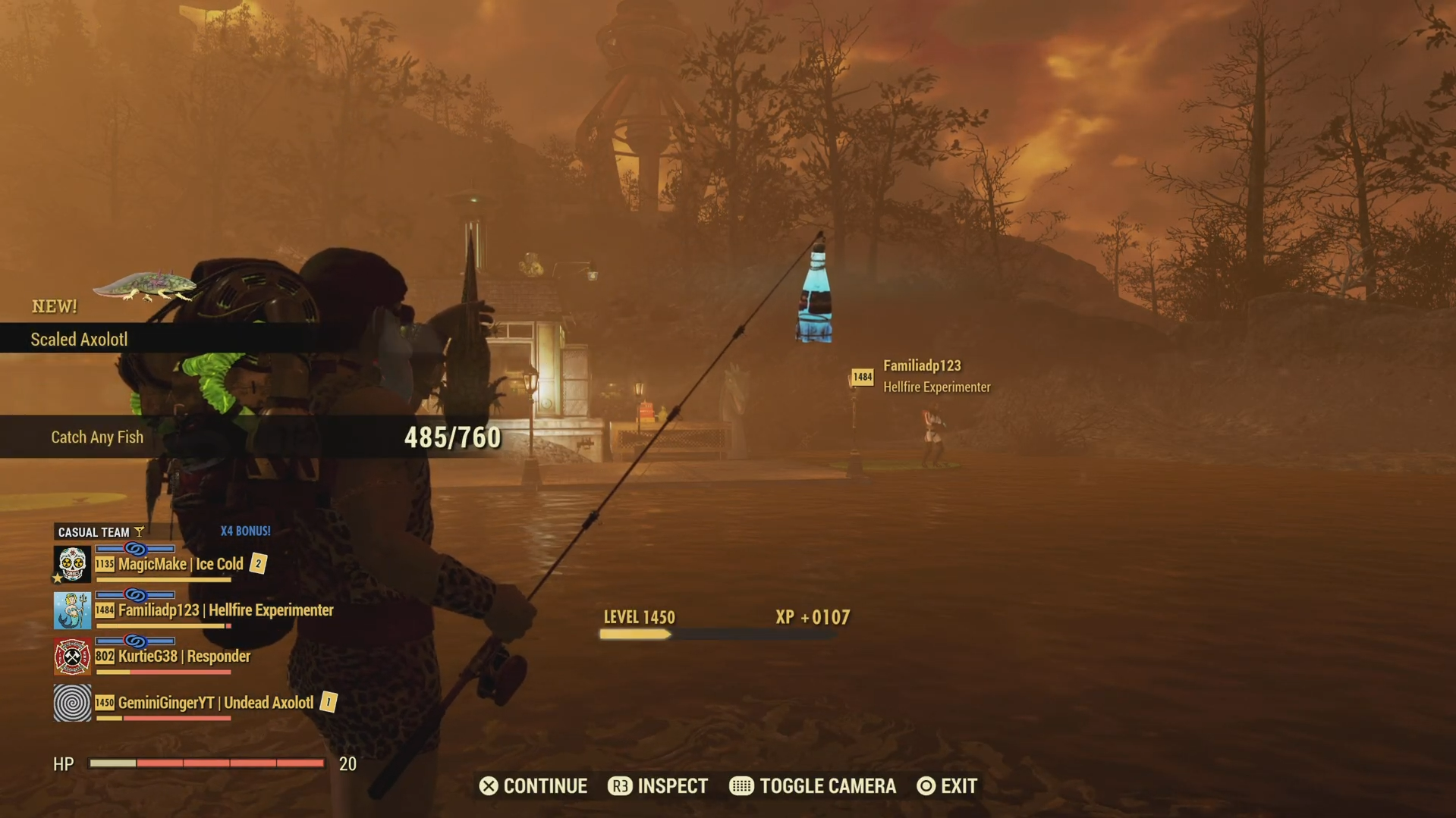 Where to Find July Axolotl in Fallout 76